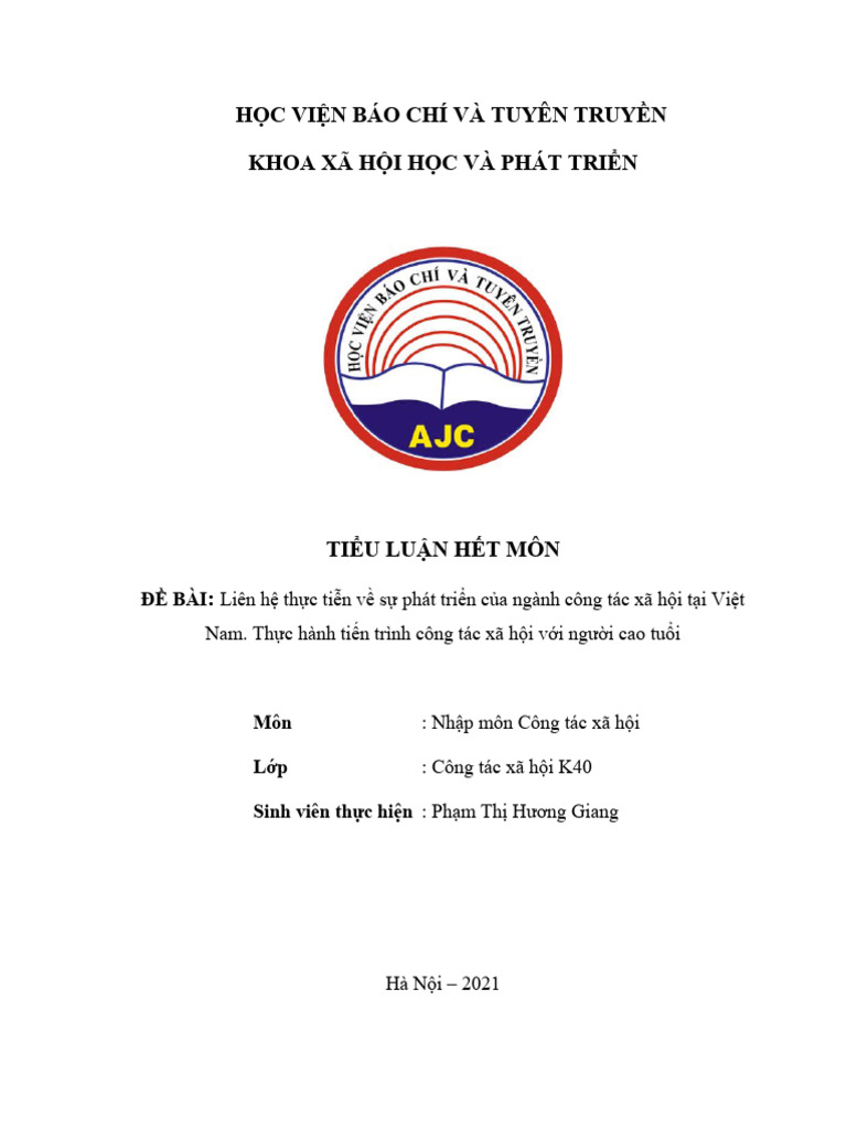 Nhập môn CTXH | PDF