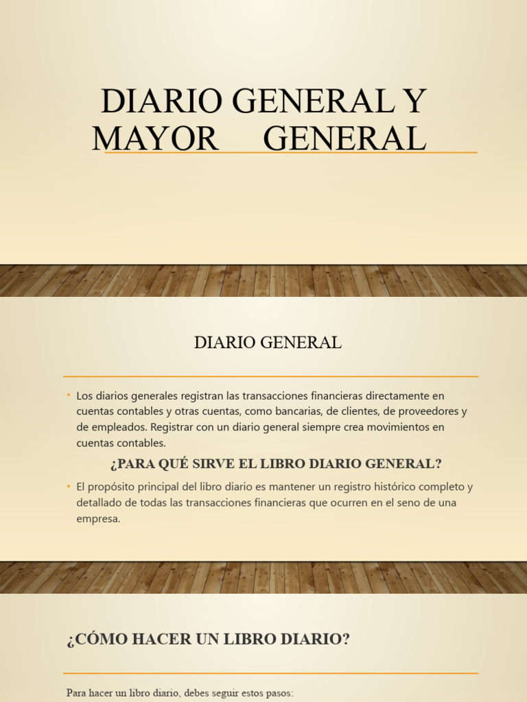 Diario General y Mayor General | PDF