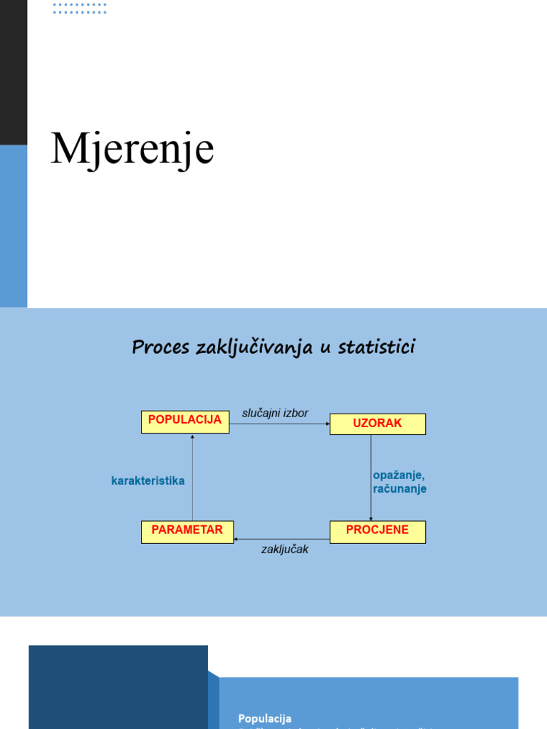 3 - Mjerenje I Uzorci | PDF