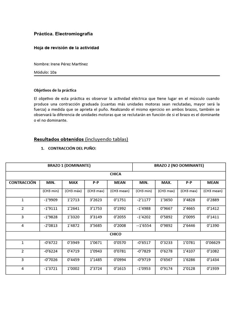 electromiografia | PDF