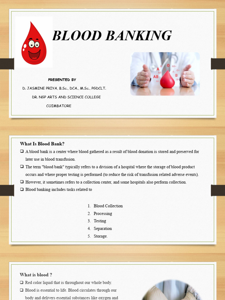 Bloodbanking 220327155325 | PDF | Blood Type | Blood Donation