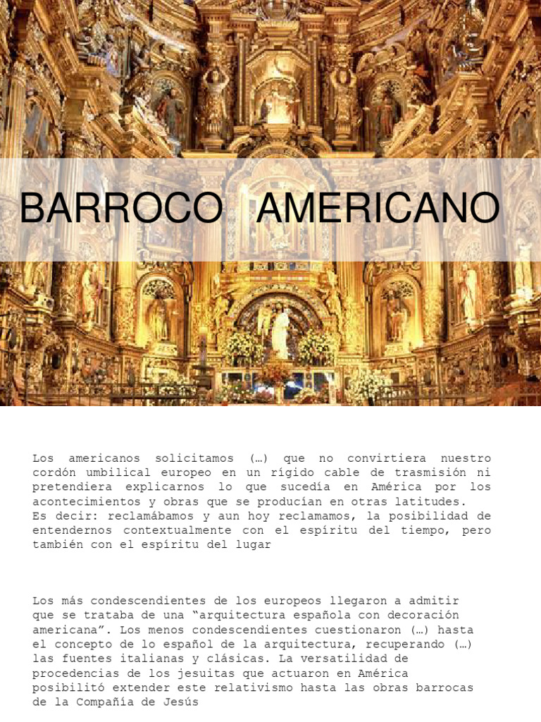 Barroco Latino 2016 | PDF | Barroco | Américas