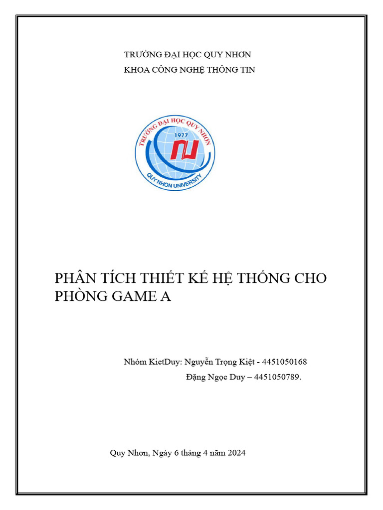 CNTTK44.QLMMT - Nhom11.Nguyen Trong Kiet Dang Ngoc Duy | PDF