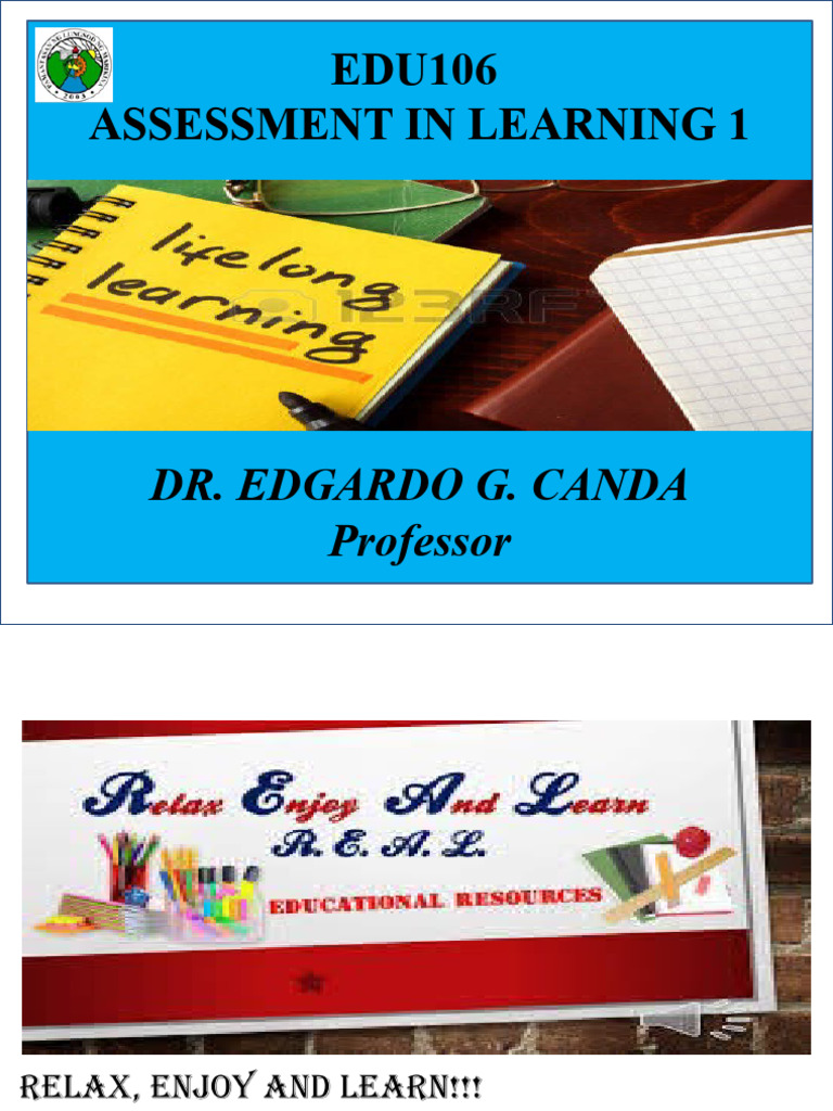 Chapter 1 Basic Concepts In Assessment For Gc Pdf Educational