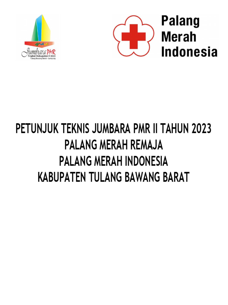 Petunjuk Teknis Jumbara PMR 2023 | PDF