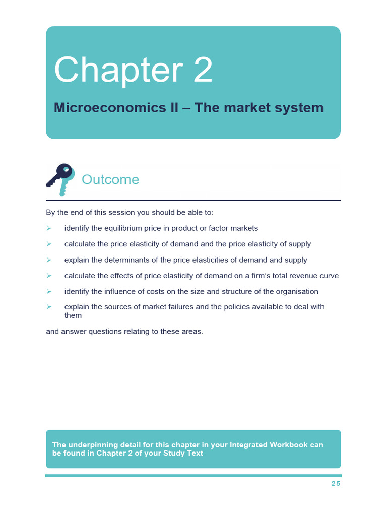 IWB Chapter 2 - Microeconomics II - The Market System | PDF | Demand ...