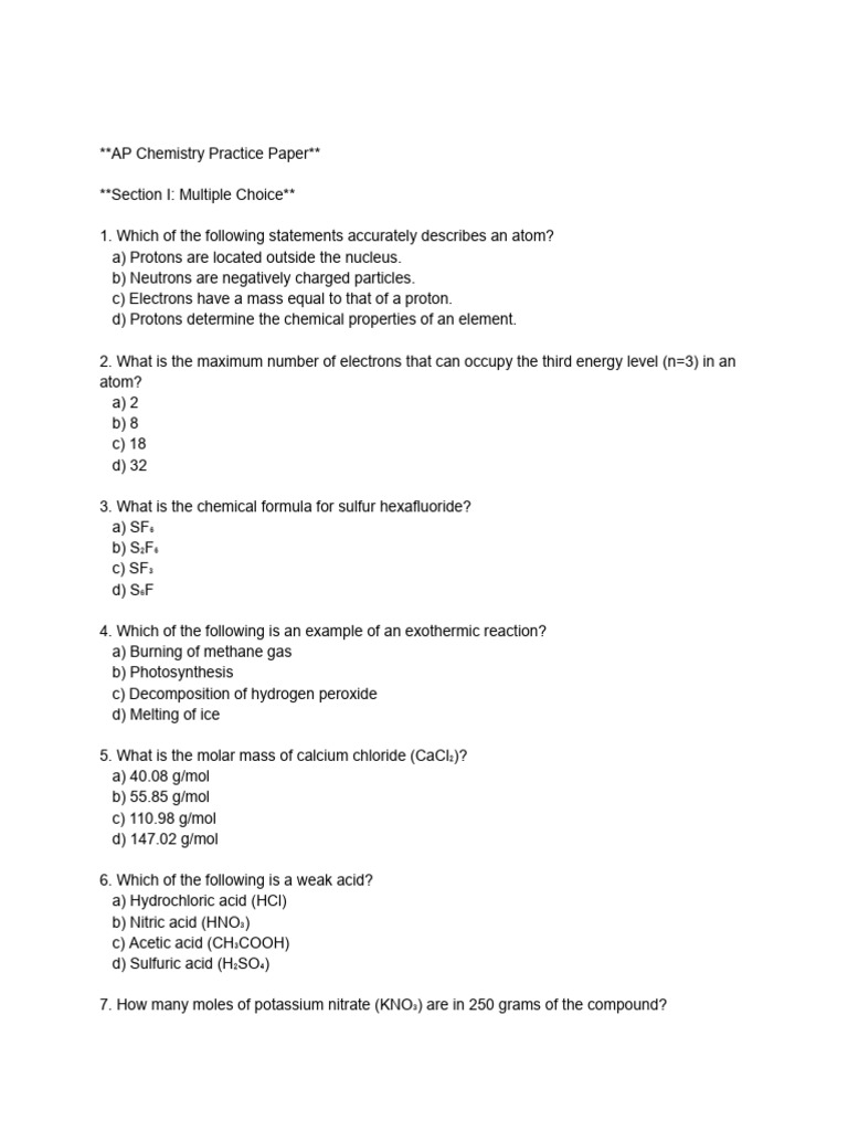 AP Macro Notes | PDF | Acid | Redox