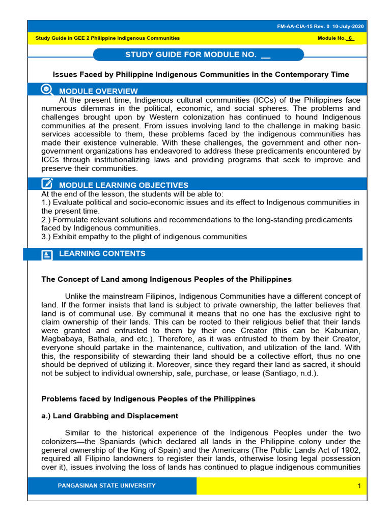 GEE-2-Module-6 | PDF | Agriculture | Philippines