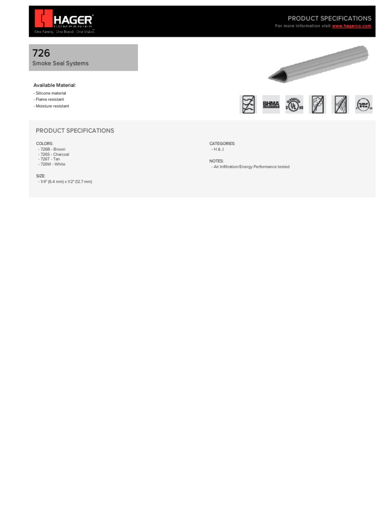 726S Hager Sello | PDF