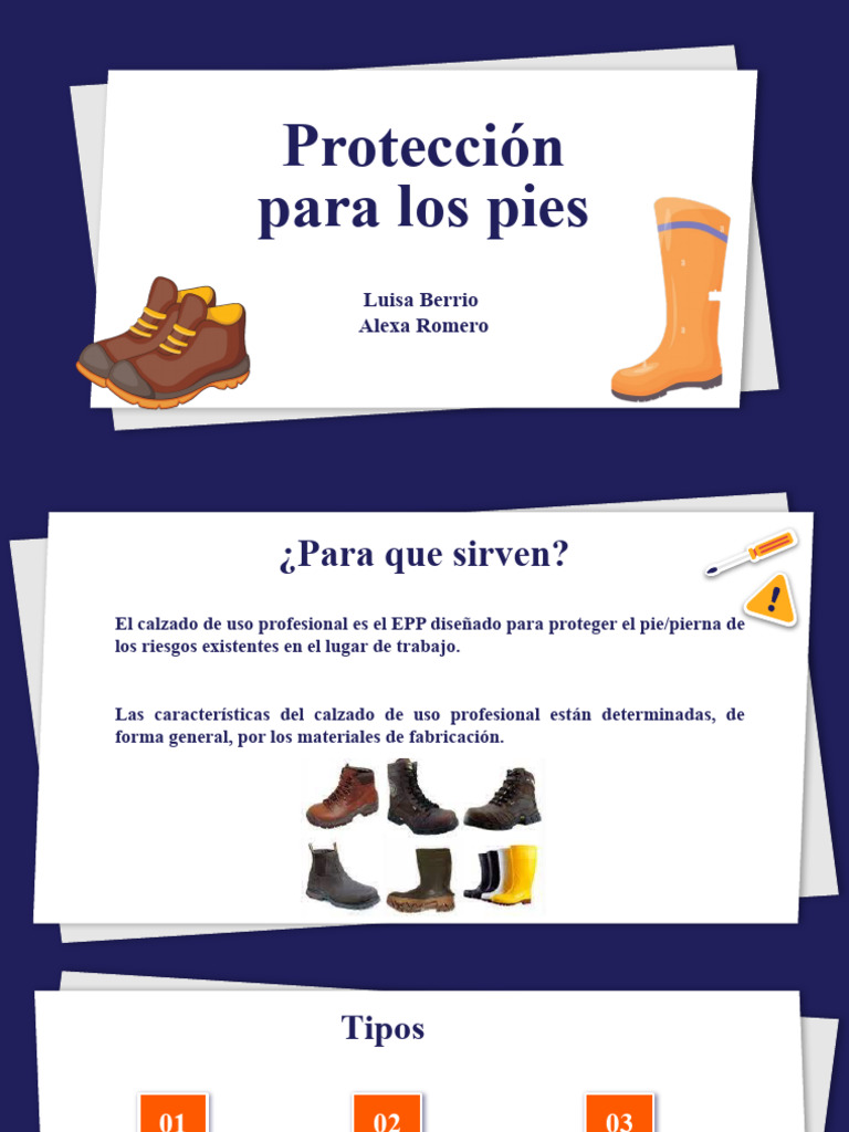 EPP (Protección de Pies) | PDF | Calzado | Bota