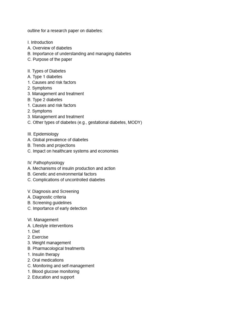 Overview of Diabetes | PDF