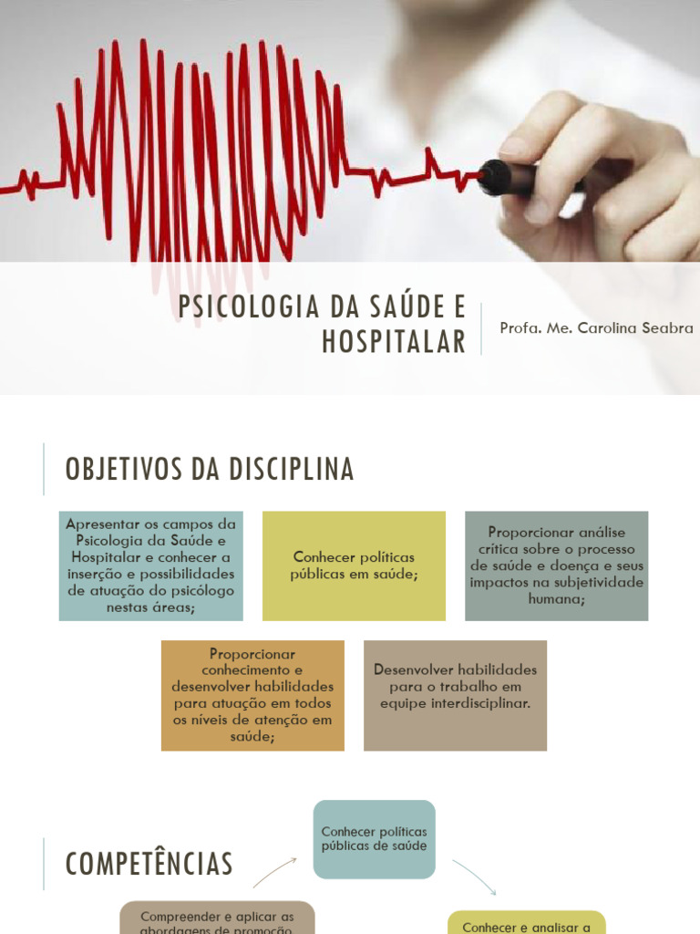 Aula 1 Plano de Ensino - Introducao A Saude PSH - 15fev24 - 20240215-1210 2 | PDF | Psicologia ...