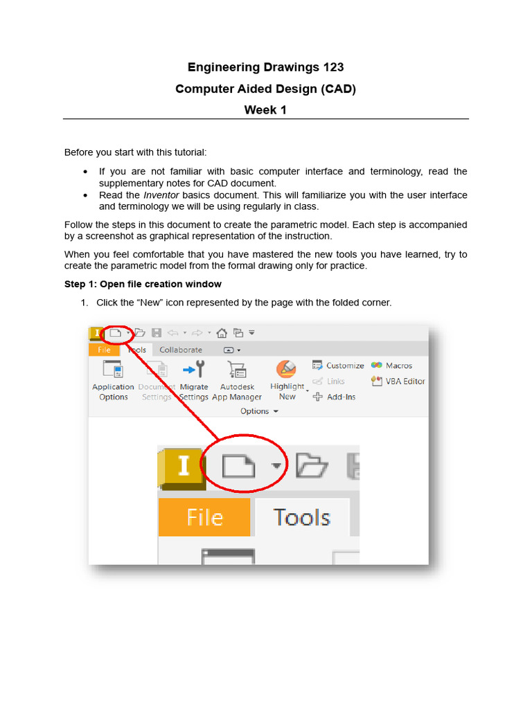 Week 1 Class Exercise | PDF | Curve | Ellipse