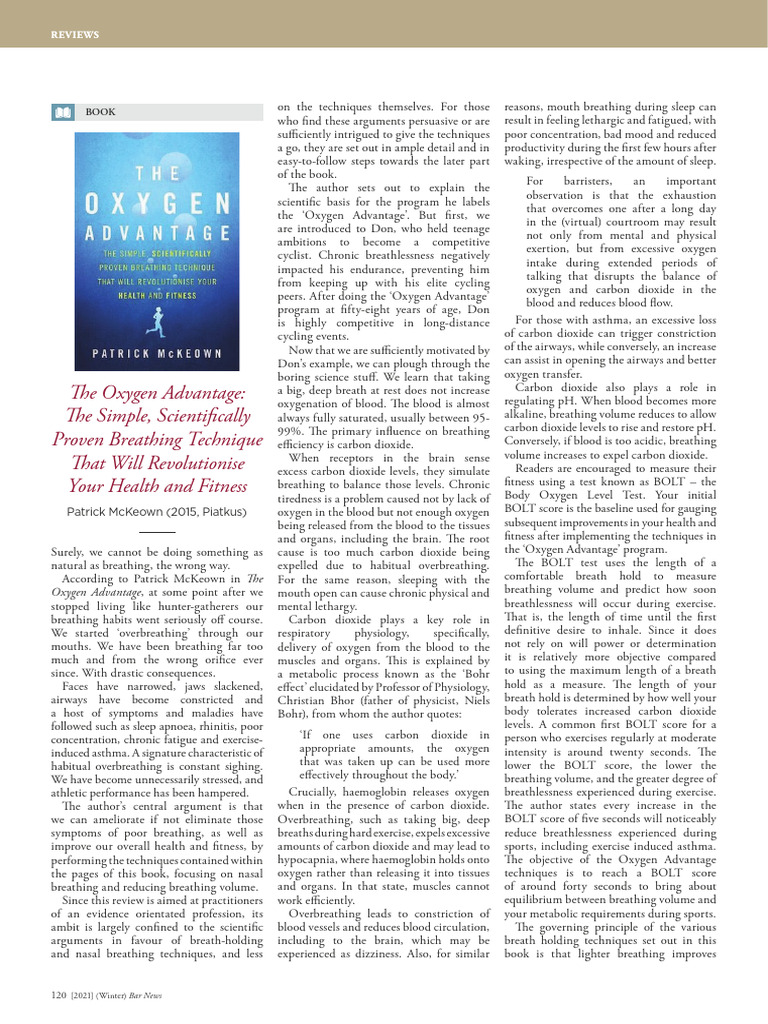 The Oxygen Advantage: The Simple, Scientifically Proven Breathing ...