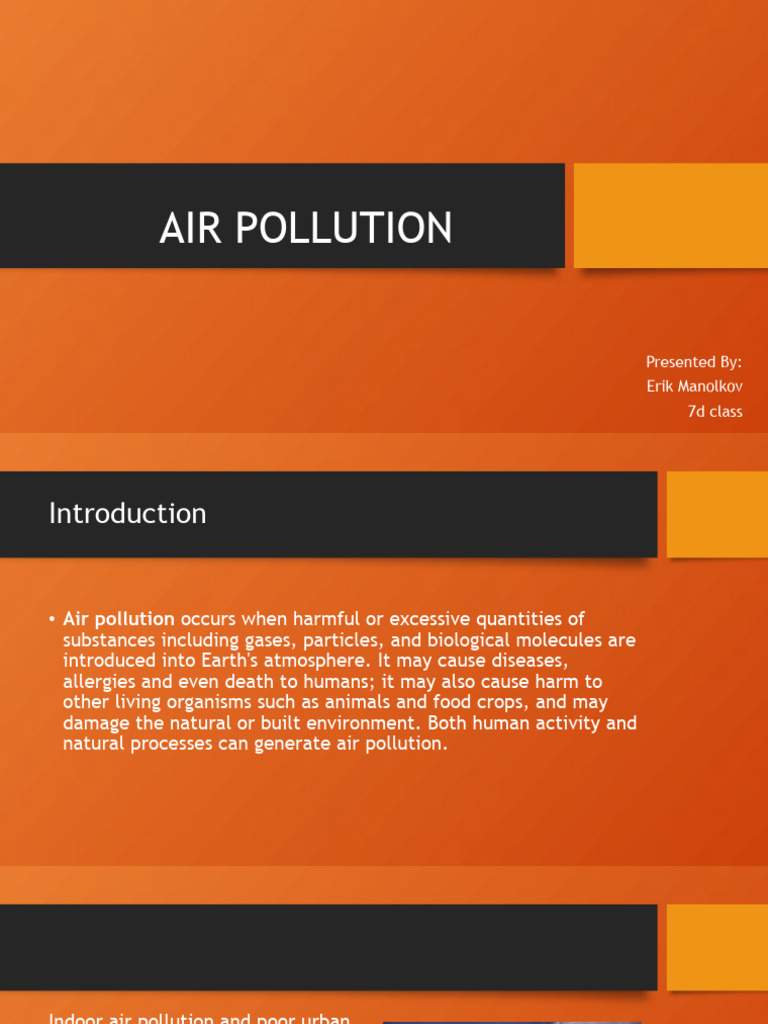 Air Pollution | PDF | Air Pollution | Pollution