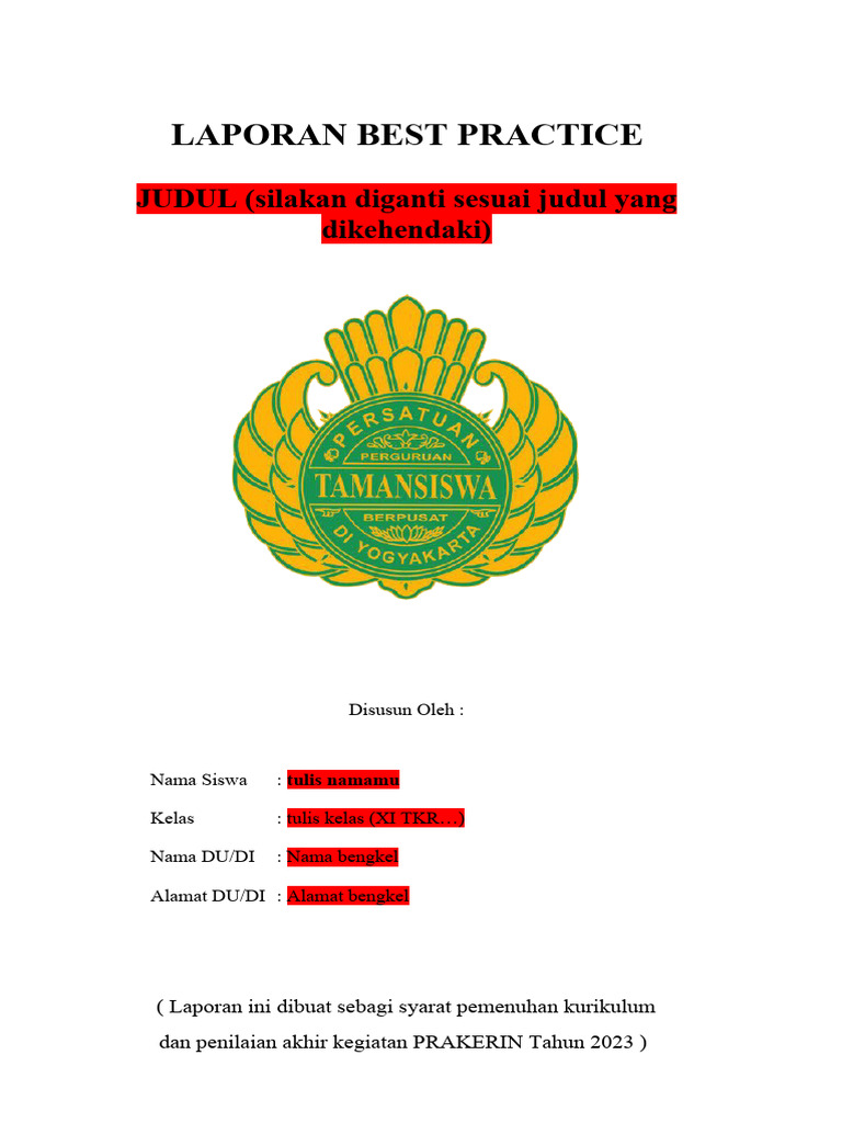 Contoh Best Practice 2023 | PDF