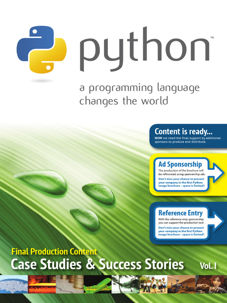 Python Brochure. Case Studies & Success Stories | Download Free PDF | Esri | Arc Gis