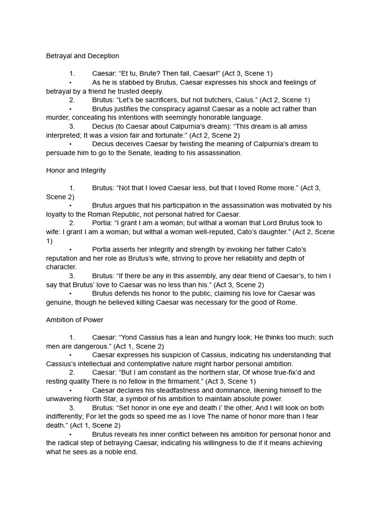 Lit exam | PDF | Julius Caesar | Tyrant