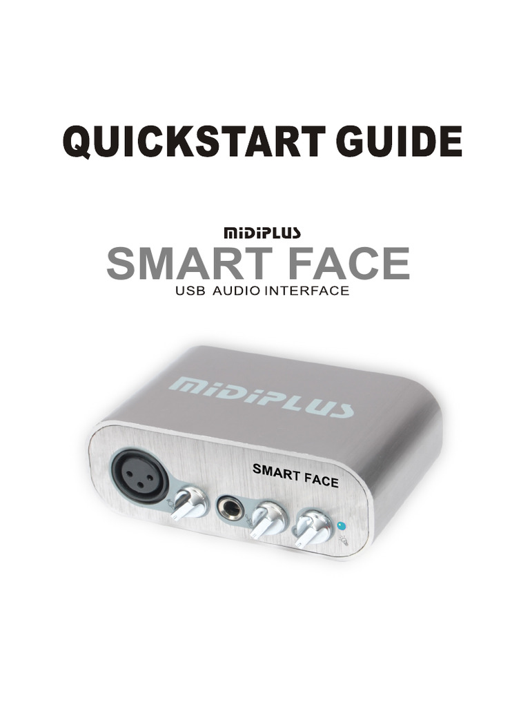 MIDIPLUS Manual Smartface en V0.1 | PDF | Microphone | Usb