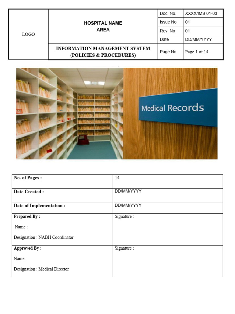 IMS Policies & Procedures1 | PDF | Medical Diagnosis | Patient