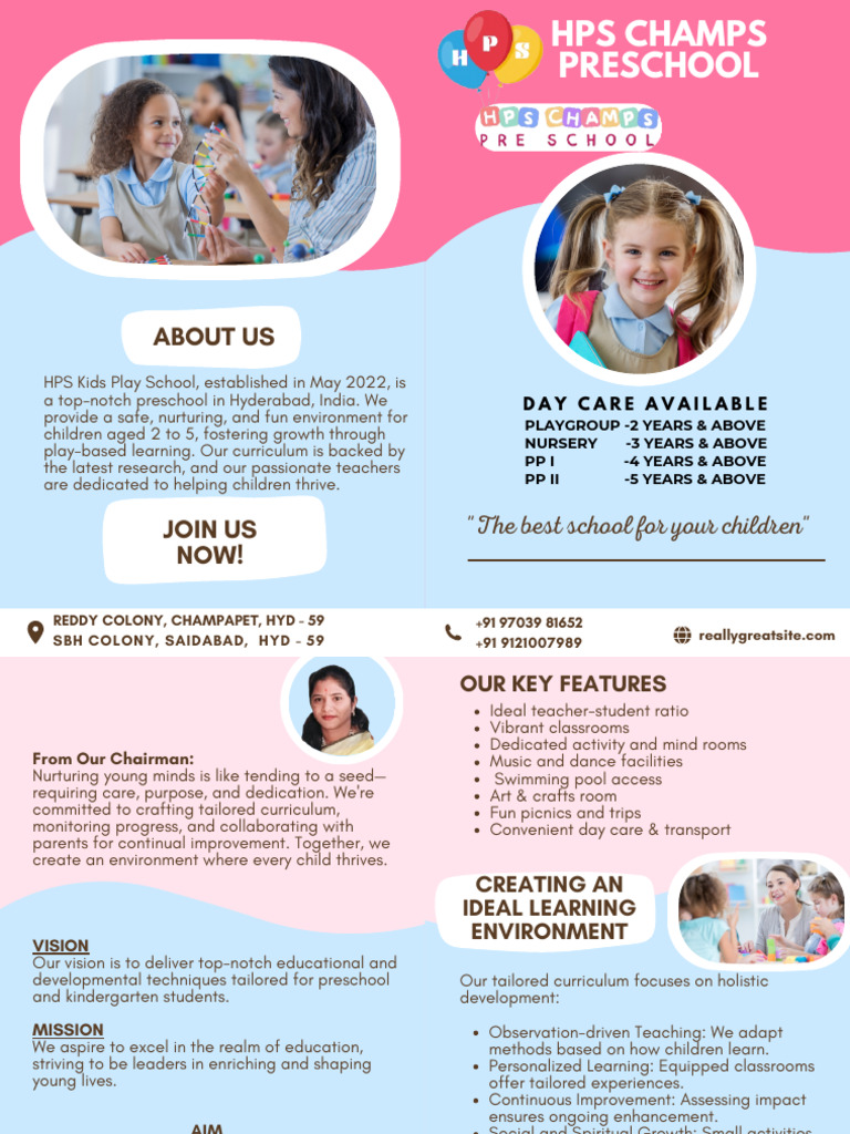 HPS Prospectus 3&4 | PDF | Preschool | Child Care
