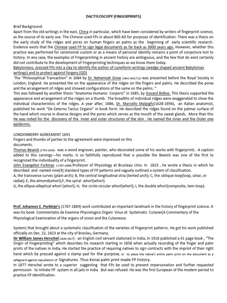 DACTYLOS | PDF | Fingerprint