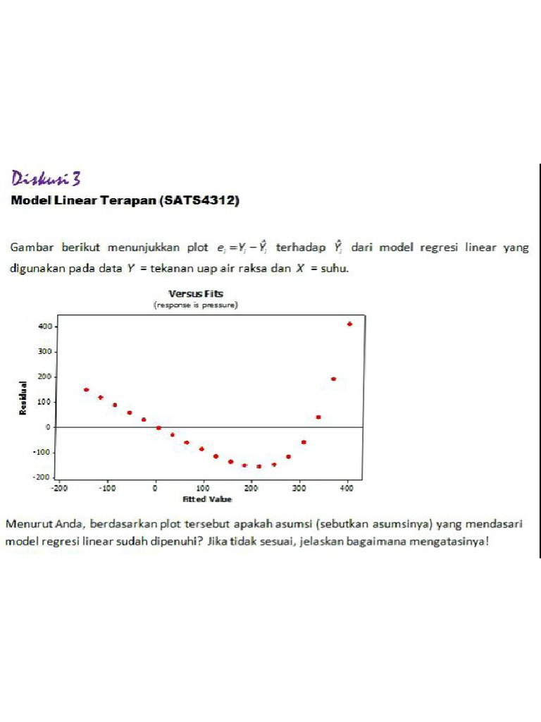 Diskusi 3 Model Linear Terapan Gokvindo Simamora | PDF