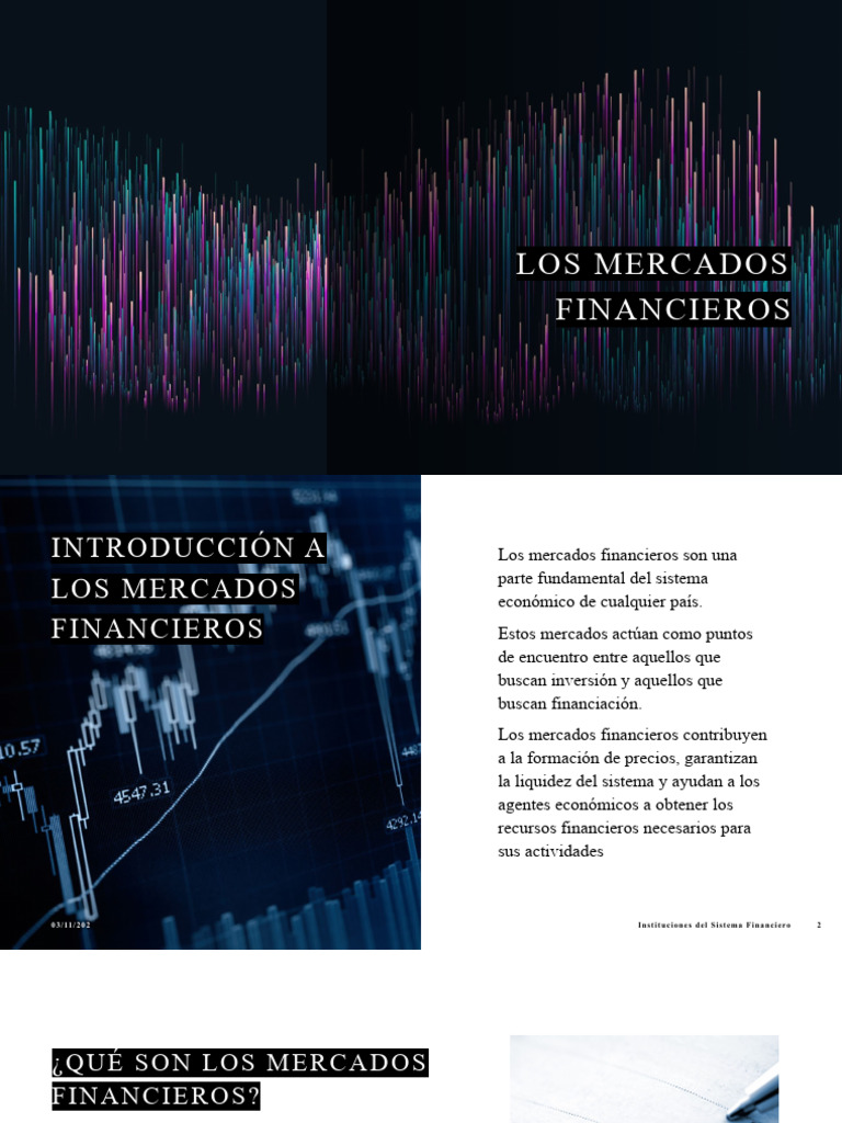 Los Mercados Financieros | PDF | Mercado (economía) | Sistema financiero