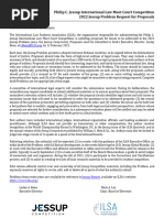 Jessup Guide (Memorials) | PDF | Jurisdiction | English Language