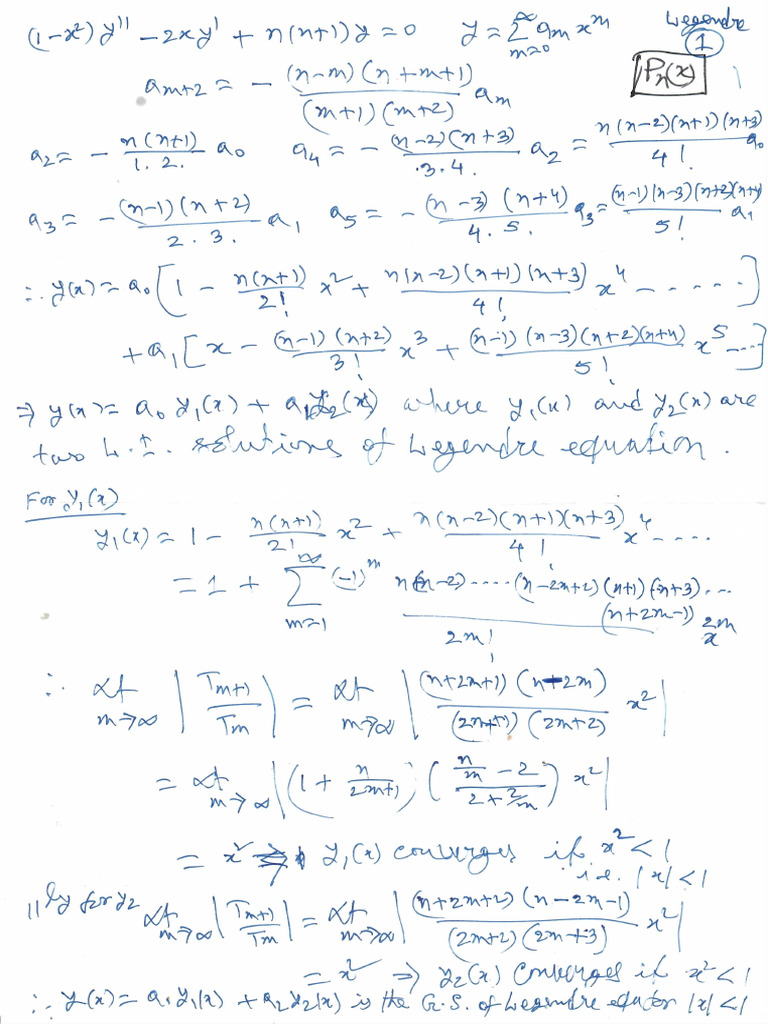 Legendre Polynomial 1 8 Pdf