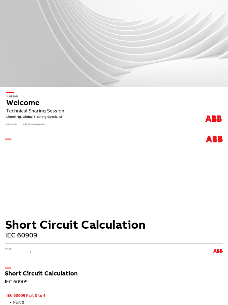 Short Circuit Currents According To IEC 60909 | PDF | Transformer ...