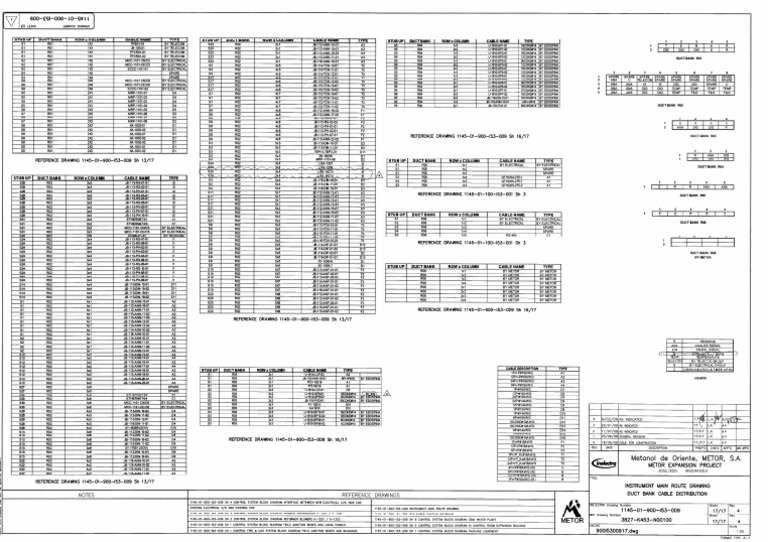 01-900-I53-009 H17 Rev.4....INSTRUMENT MAIN ROUTE DWG-DUCT BAKN CABLE ...
