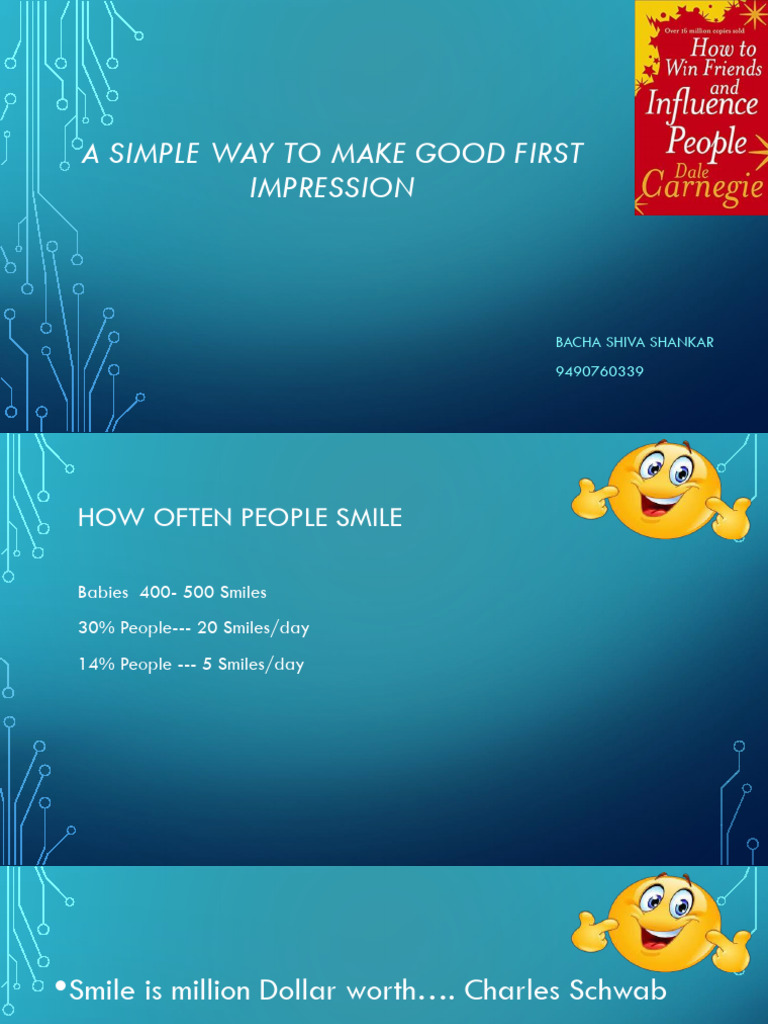 A Simple Way To Make Good First Impression | PDF