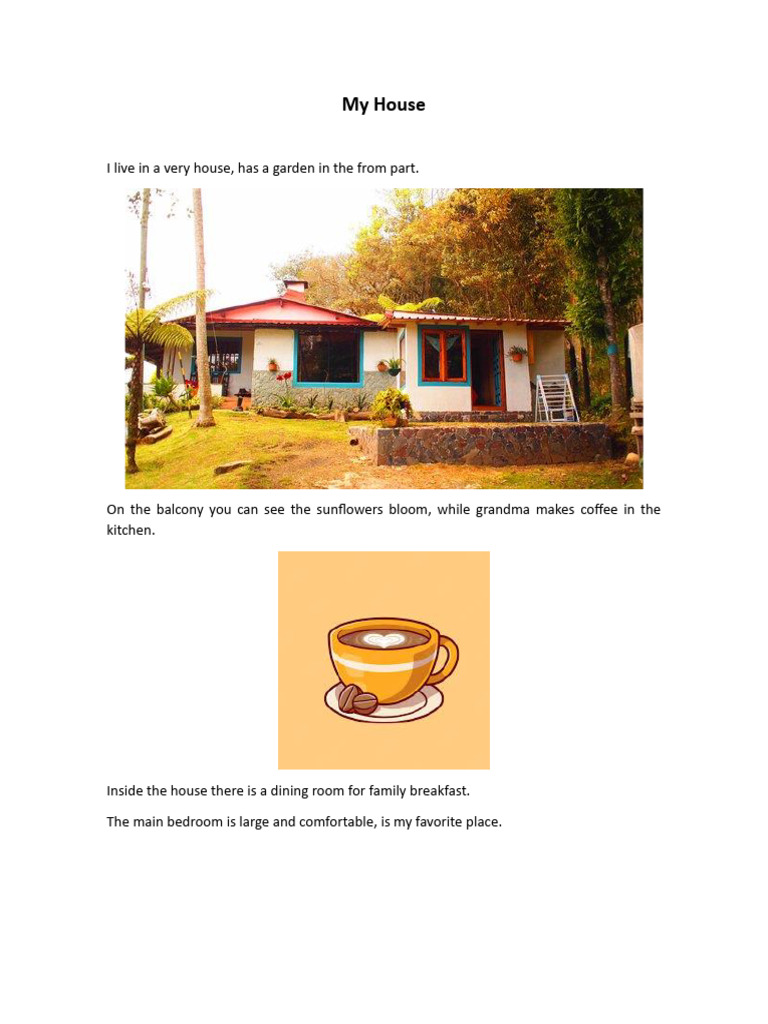 My Cozy Home in a Scenic Town | PDF