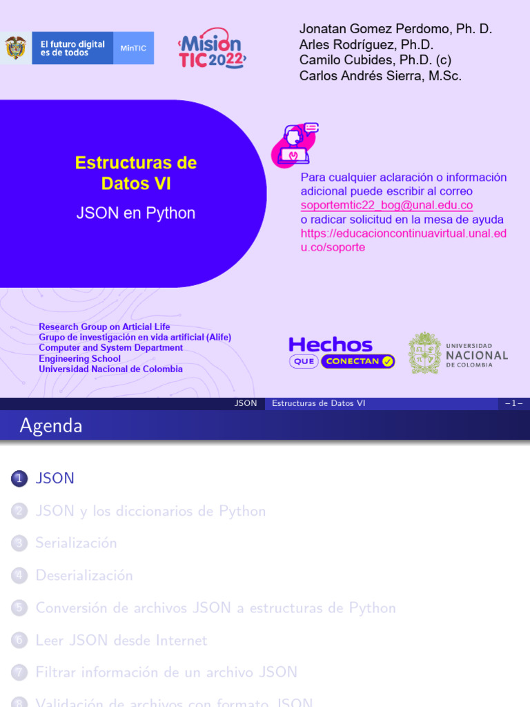 JSON y Python: Guía Práctica | PDF | Python (lenguaje de programación) | Json