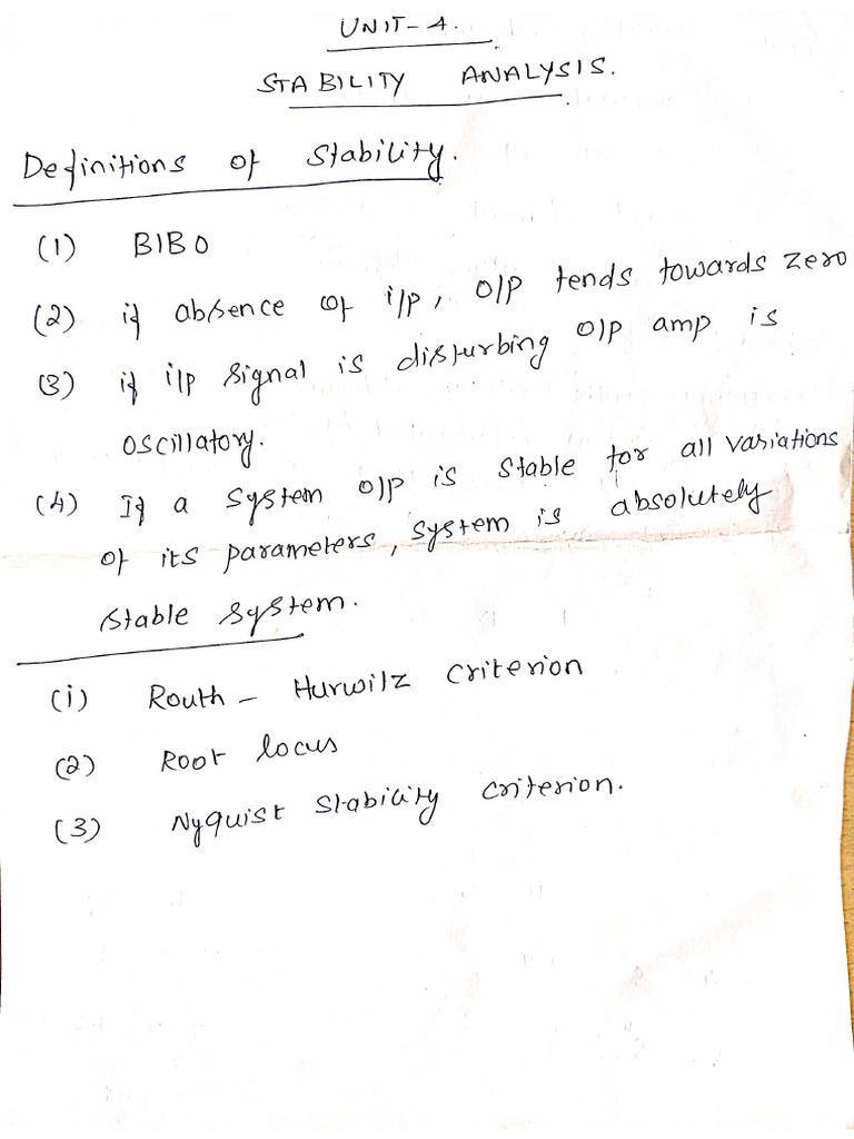 Stability Analysis of A Physiological Controlled System | PDF