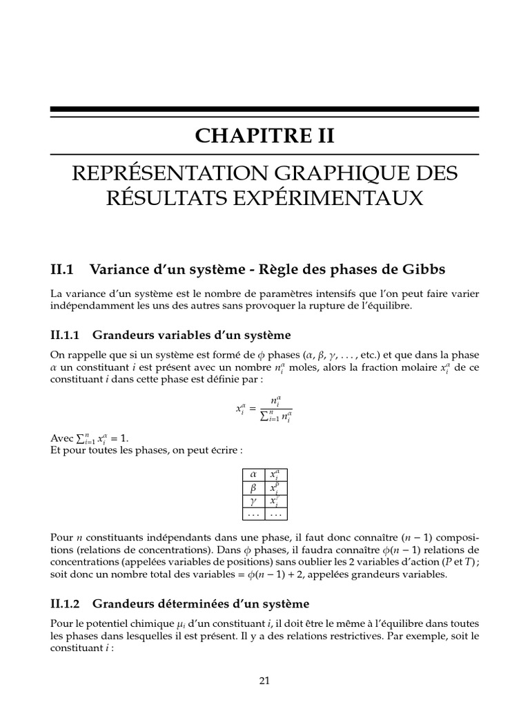 Variance et diagrammes de phases | PDF | Alliage | Diagramme de phase