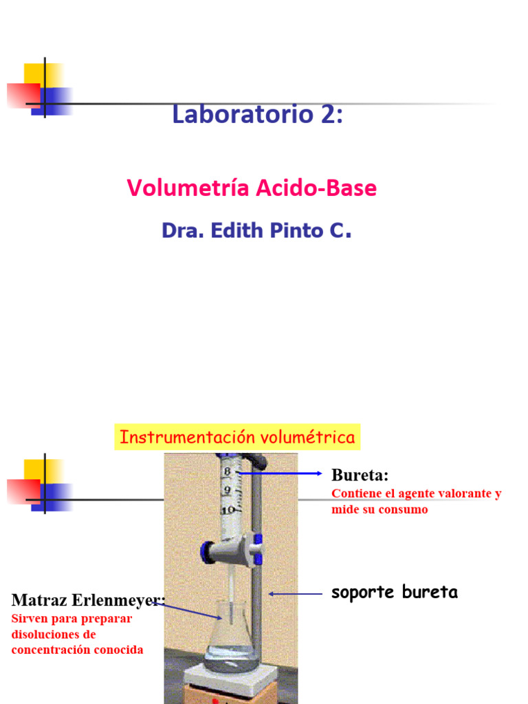 Clase 2_Titulación acido base | PDF | Valoración | Química