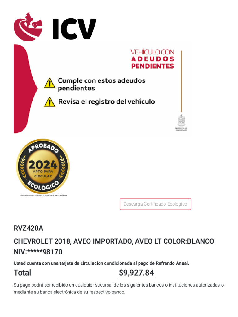 Refrendo Victor | PDF | Pagos | Finanzas personales