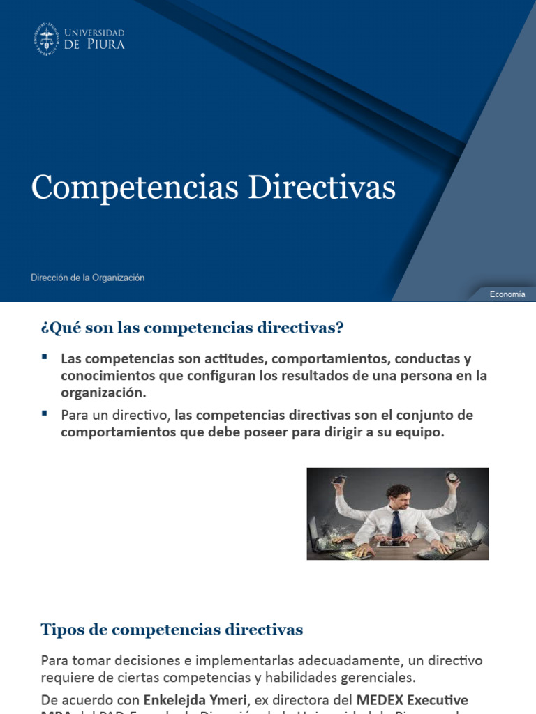23 Las Competencias Directivas | PDF | Liderazgo | Business