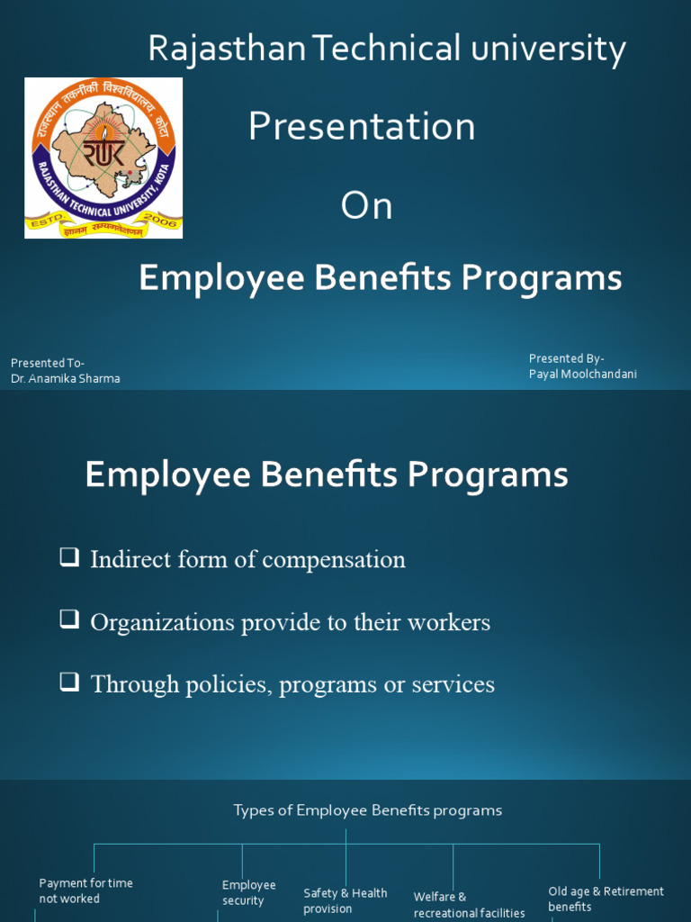 Employee Benefits Programs | PDF | Employment | Employee Benefits