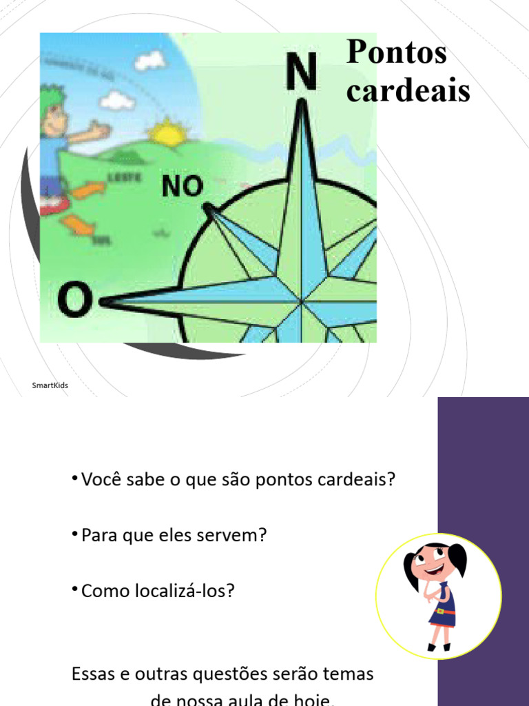 Como Identificar os Pontos Cardeais | PDF | Estudos de Línguas Estrangeiras