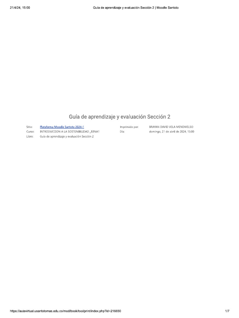 Introduccion A La Sostenibilidad Pdf