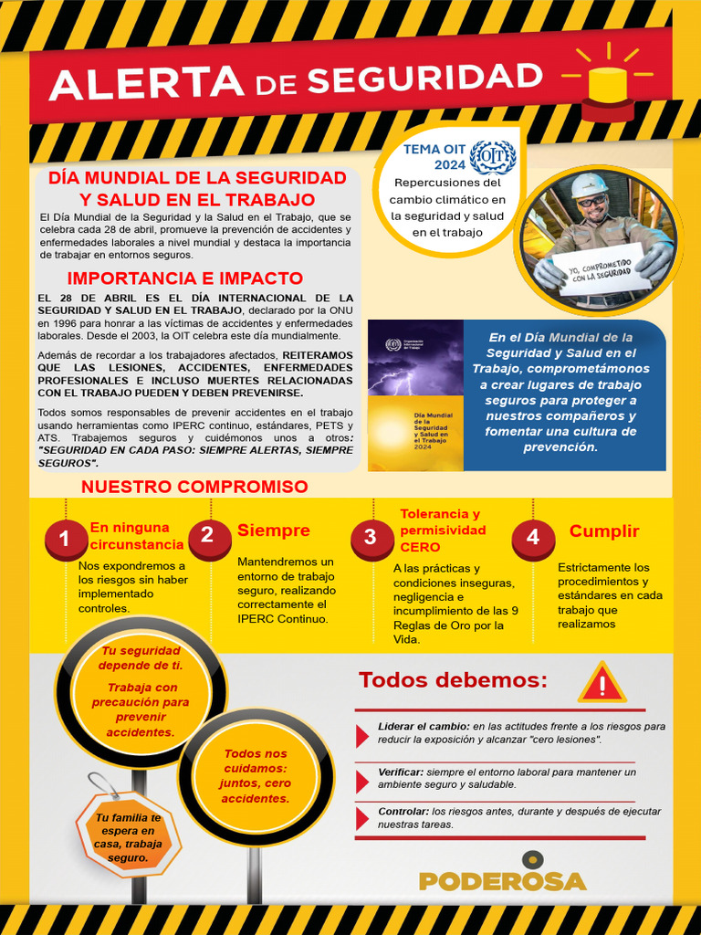 Dia Mundial de La Seguridad y Salud-2024 | PDF