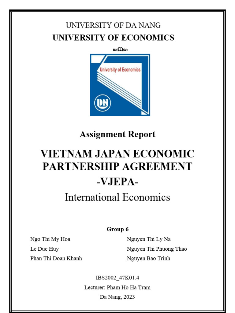 47K01.4 Group-6 Vjepa | PDF | Tariff | Vietnam