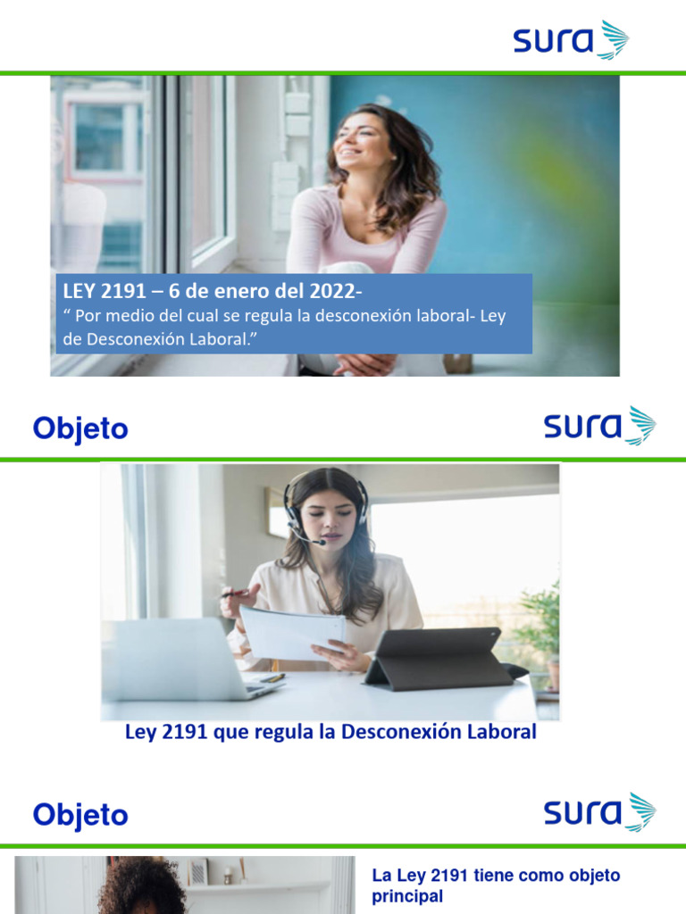 Desconexión Laboral Ley 2191 de 2022 | PDF | Derecho laboral | Estatuto