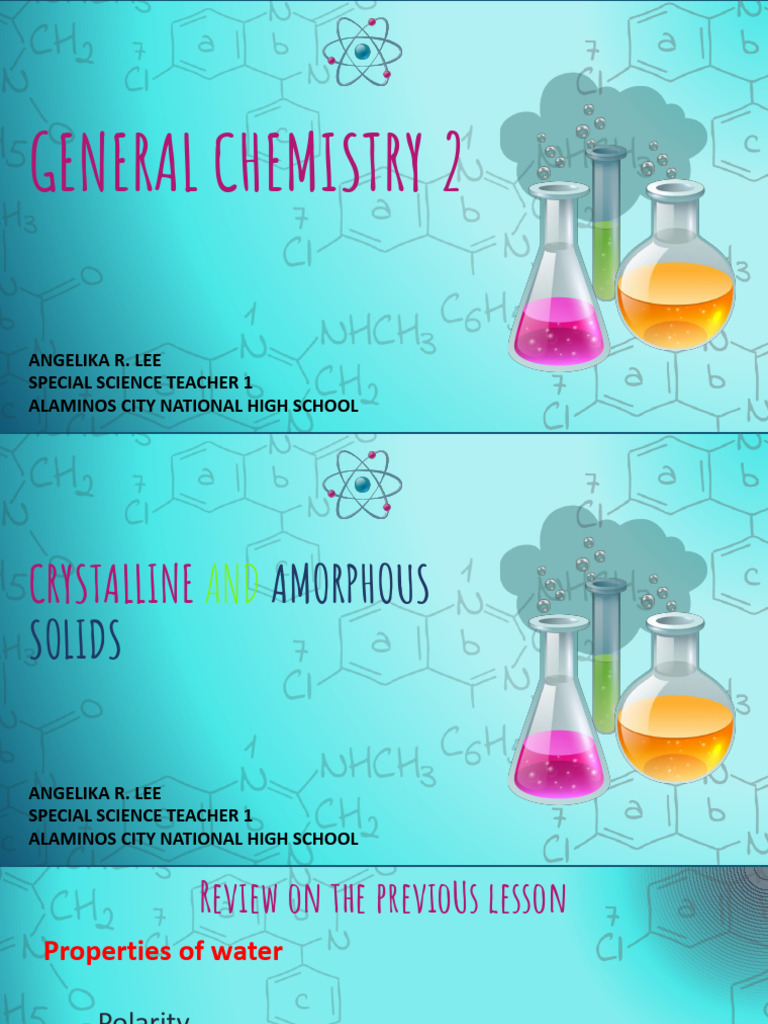 3 Crystalline And Amorphous Solids Download Free Pdf Crystal Solid