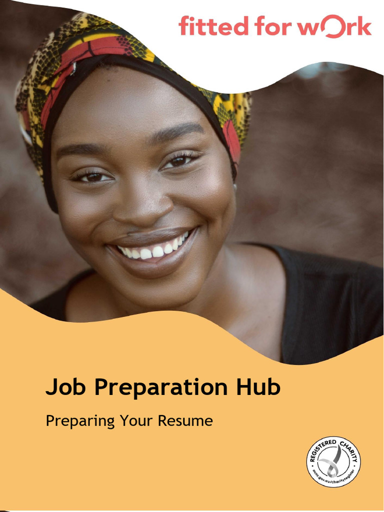 Fitted For Work Resume Guide | PDF | Résumé