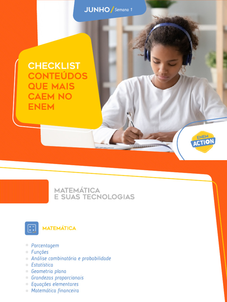Material 01 - Checklist o Que Mais Cai No Enem | PDF