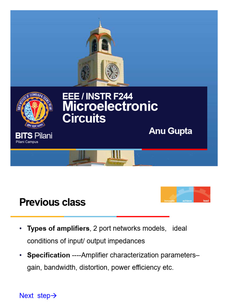 Lec3 Ag Pdf Amplifier Bipolar Junction Transistor